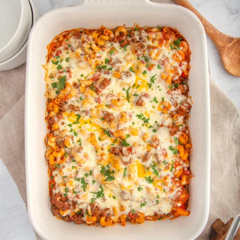 Cheesy Baked Goulash - Krystel's Cooking