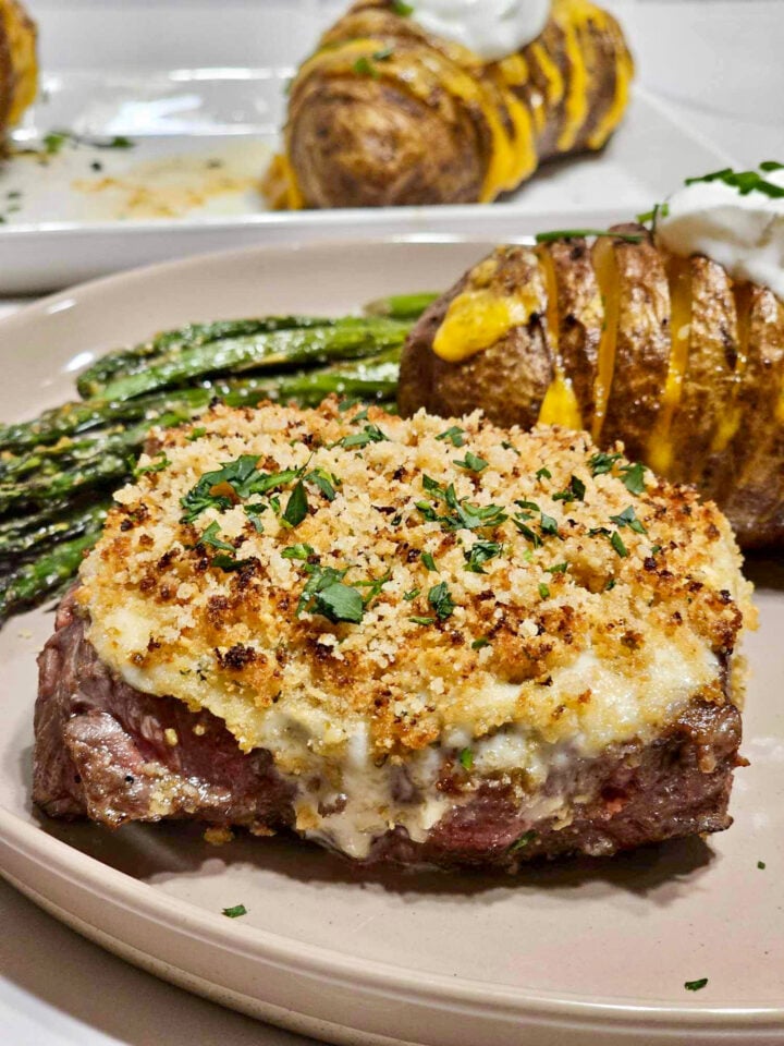 Parmesan Crusted Steak - Krystel's Cooking