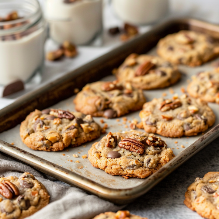 Bourbon Brown Butter Chocolate Chunk Cookies - Krystel's Cooking
