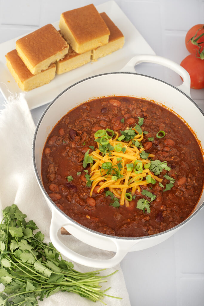 The Best Homemade Stovetop Chili - Krystel's Cooking