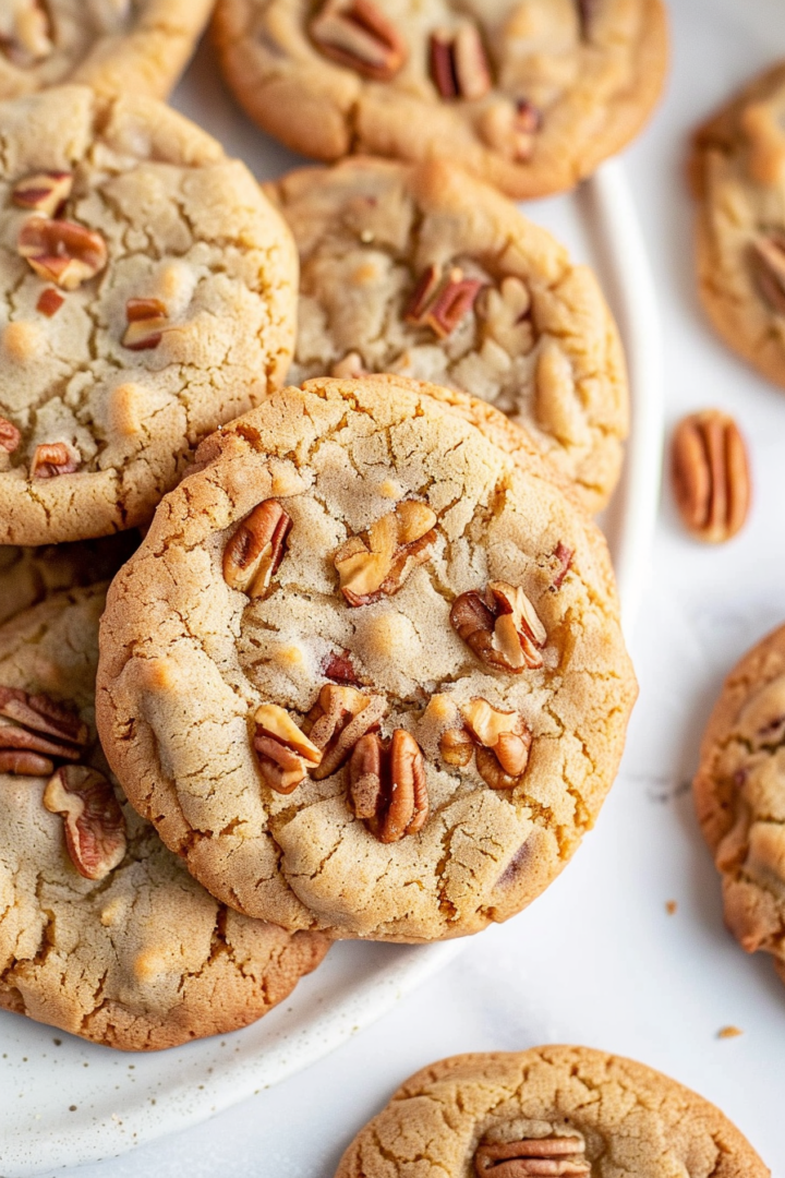 Easy Butter Pecan Cookies - Krystel's Cooking