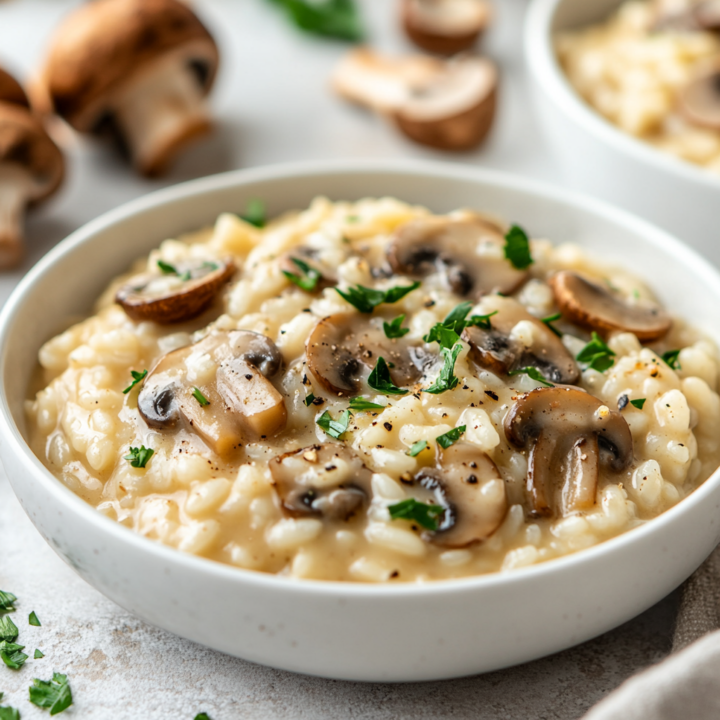 The Best Mushroom Risotto - Krystel's Cooking