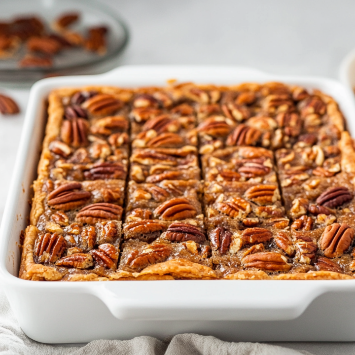 Easy Pecan Pie Bars - Krystel's Cooking