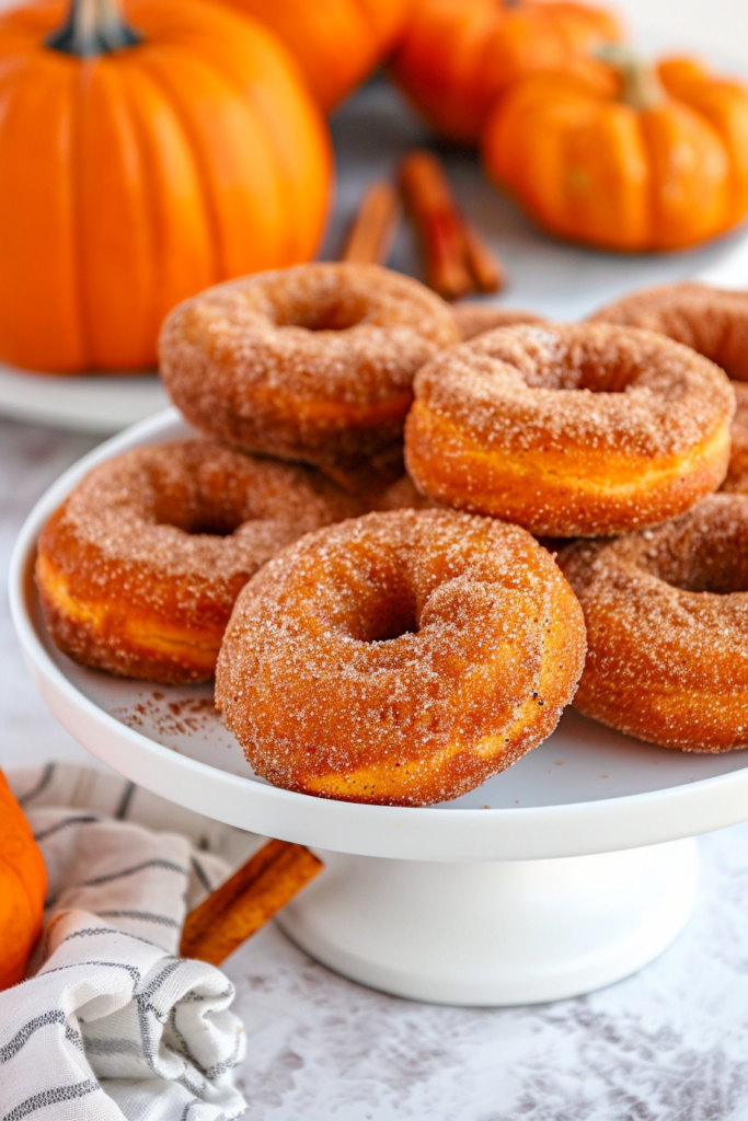 Easy Baked Pumpkin Donuts - Krystel's Cooking