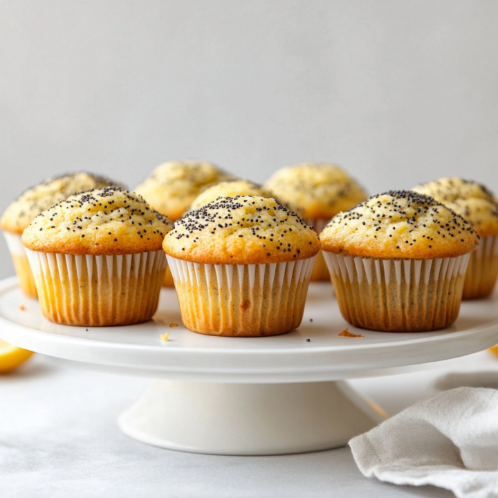 Easy Lemon Poppy Seed Muffins - Krystel's Cooking