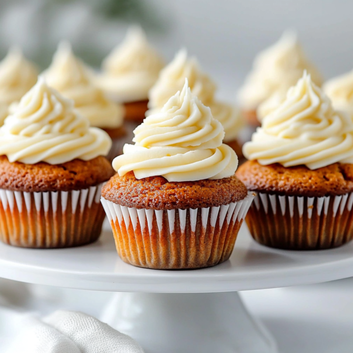 Carrot Cake Cupcakes With Cream Cheese Frosting - Krystel's Cooking