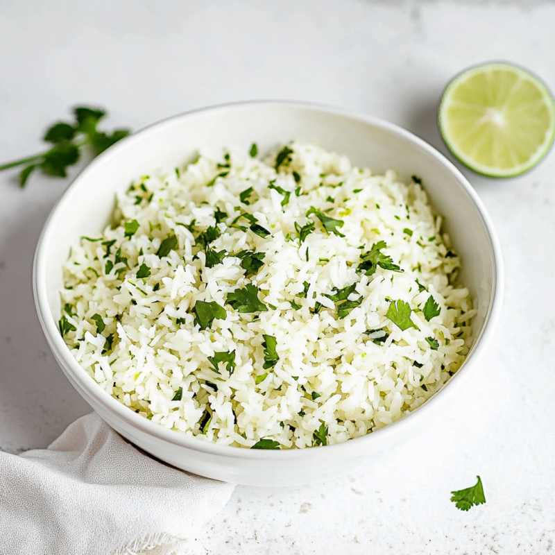 Chipotle Copycat Cilantro Lime Rice - Krystel's Cooking