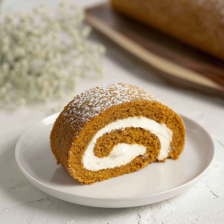 Easy Pumpkin Spice Roll - Krystel's Cooking